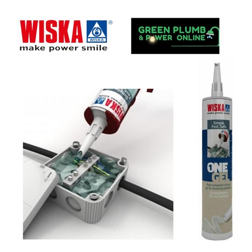 WISKA One Gel 300ml IP68 Junction Box Filler Cartridge Waterproof ...