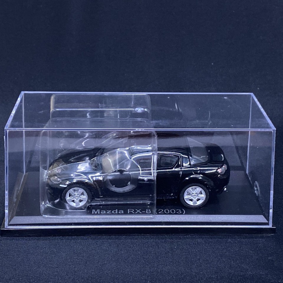 Mazda RX-8 2003 Black 1/43 Scale Box Mini Car Display Diecast vol 202 ...