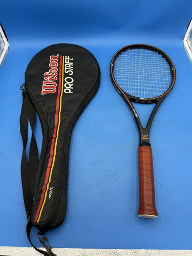 WILSON PRO STAFF 6.0 MIDSIZE 85 TENNIS RACQUET 4 5/8” Bumperless W ...