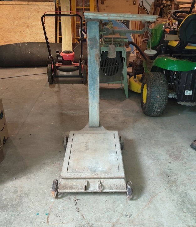 Antique platform scale Buffalo Scale Works Company - vintage grain ...