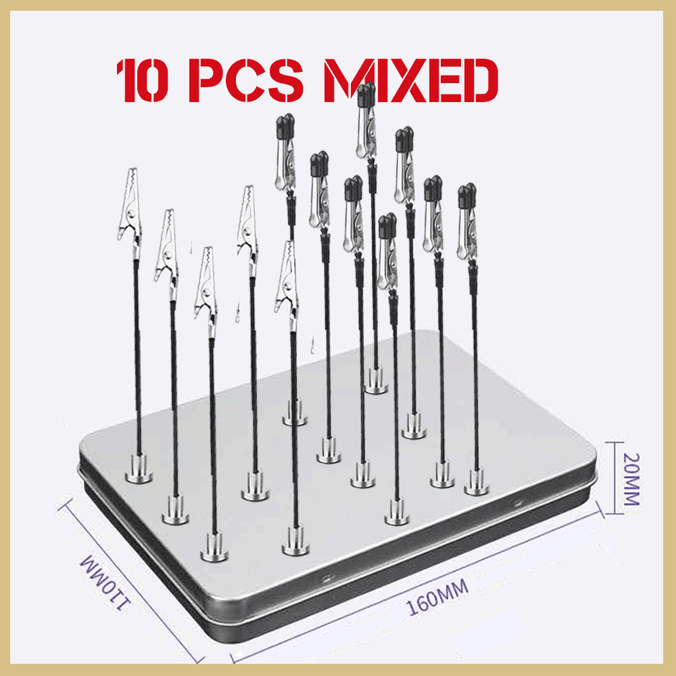 10x Spray Paint Clamps Alligator Clip 3rd hand Model Standing magnet ...