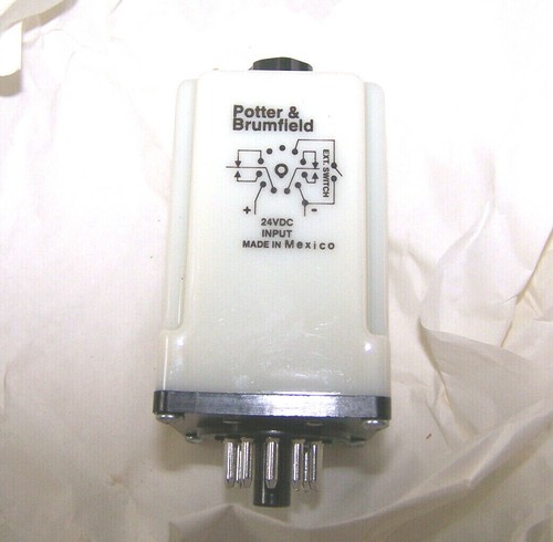 SIEMENS TIME DELAY RELAY 240VAC 10A AMP INPUT POTTER & BRUMFIELD CKD-38 ...