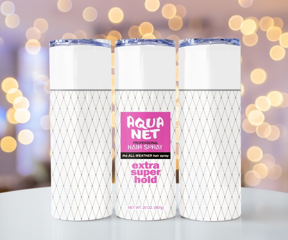 Aqua Net WHITE Extra Super Hold Hair Spray, 1980's Kid 20 oz Skinny ...