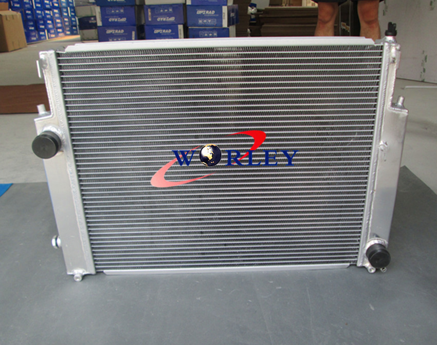 Aluminum Radiator+shroud & fan for BMW E36 M3 / Z3 /325TD /320 323 328 ...