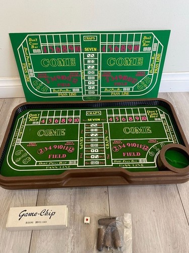 Fully Automatic Auto Shooter Craps Table Casino Board Game Vintage | eBay