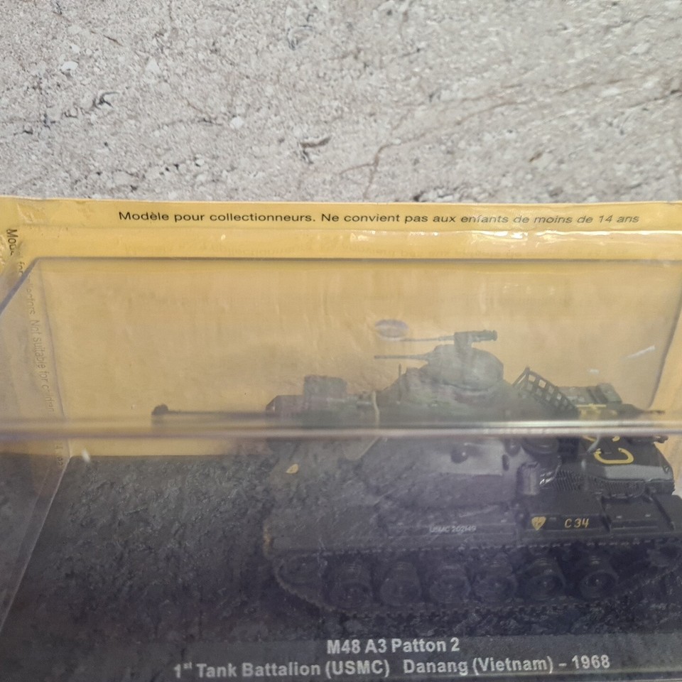 Altaya 1/72 Scale A2520D M48 A3 Patton 2 Tank - Vietnam 1968. Sealed ...