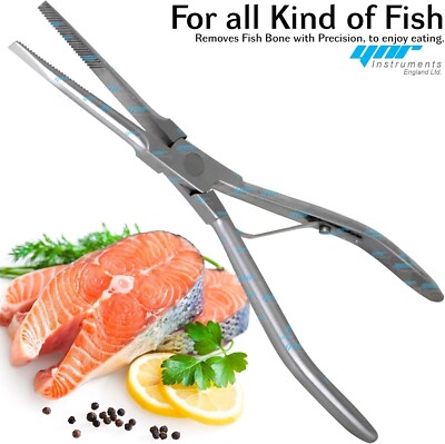 Fish Bone Remover Pliers Tweezers Clamps Seafood Preparation Tools ...