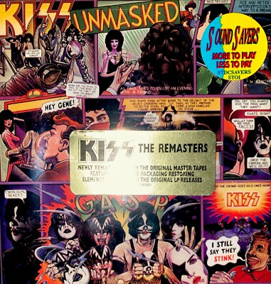Kiss SEALED Unmasked Cd w Hype Sticker~ The Remasters ~ PROMO?~CHEAPEST ...