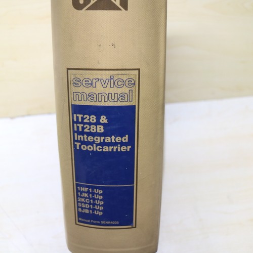 CAT Caterpillar IT28 IT28B Wheel Loader Toolcarrier Repair Shop Service ...