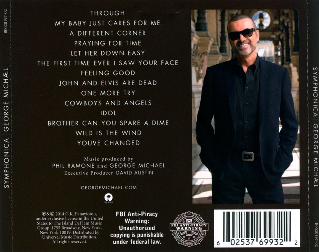 GEORGE MICHAEL SYMPHONICA NEW CD 602537699322| eBay