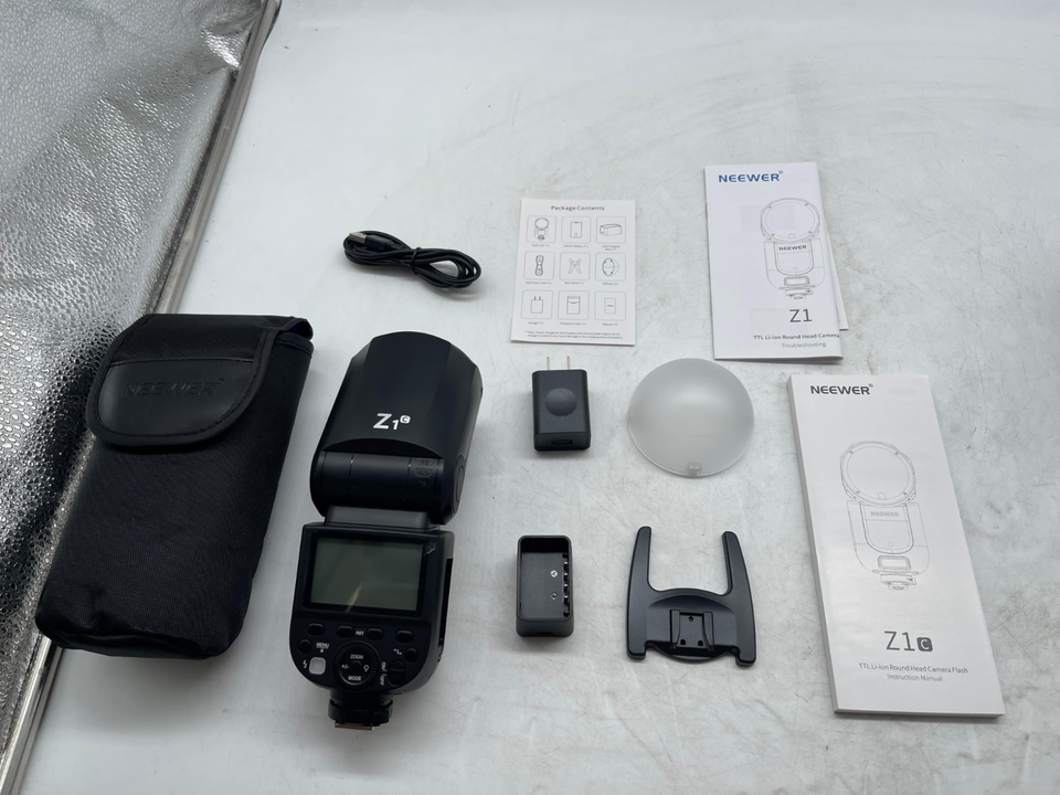Neewer Z1-C TTL Round Head Flash Speedlite for Canon | Open Box | No ...