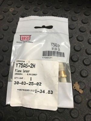 NEW BASO Y75AS-2H W1406 REPLACEMENT FLAME SENSOR Y75AS-2H | eBay