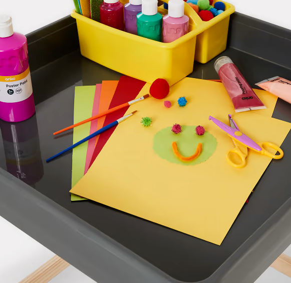 Kids Tuff Table Creating Art Craft Fun Time Play Games Sturdy Tuff ...