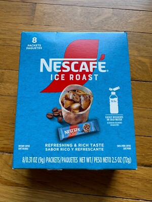 NESCAFÉ Ice Roast, Instant Iced Coffee, 7 Packets | eBay