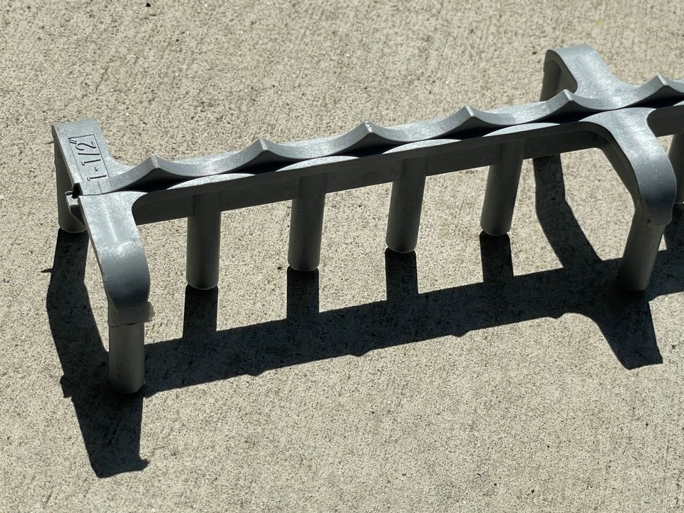 Sandbaggy Plastic Slab Bolsters - Continuous Rebar Support Chair - Snap ...