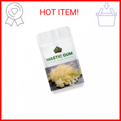 Cerez Pazari Natural Mastic Gum, Greek Chios Pure Resin, Sugarless Gum ...