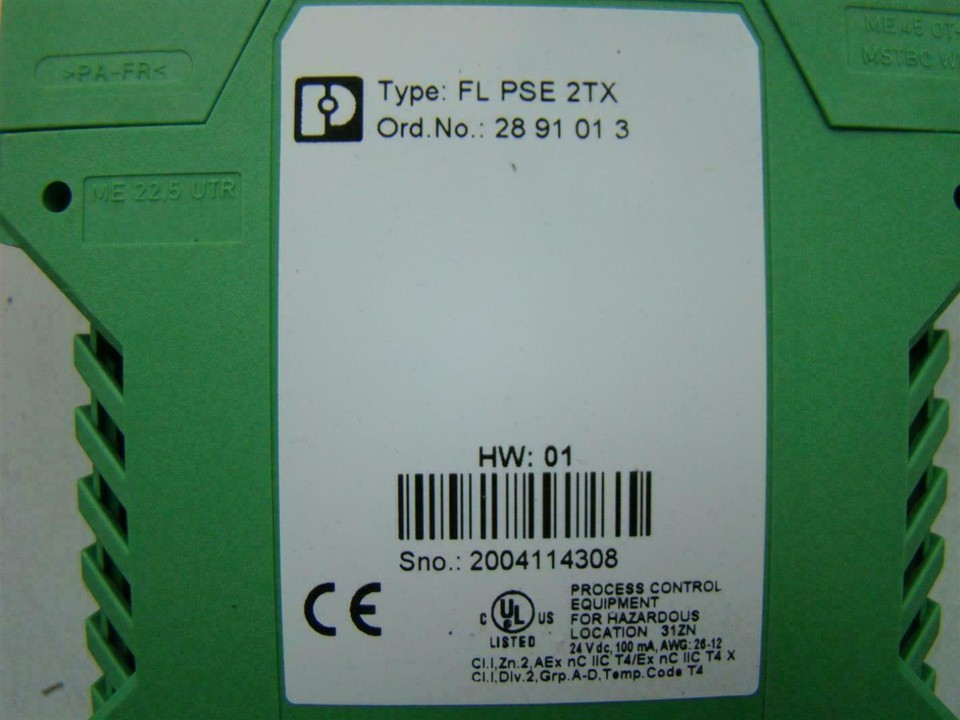 Phoenix Contact 2891013 D-32825 FLPSE2TX | eBay