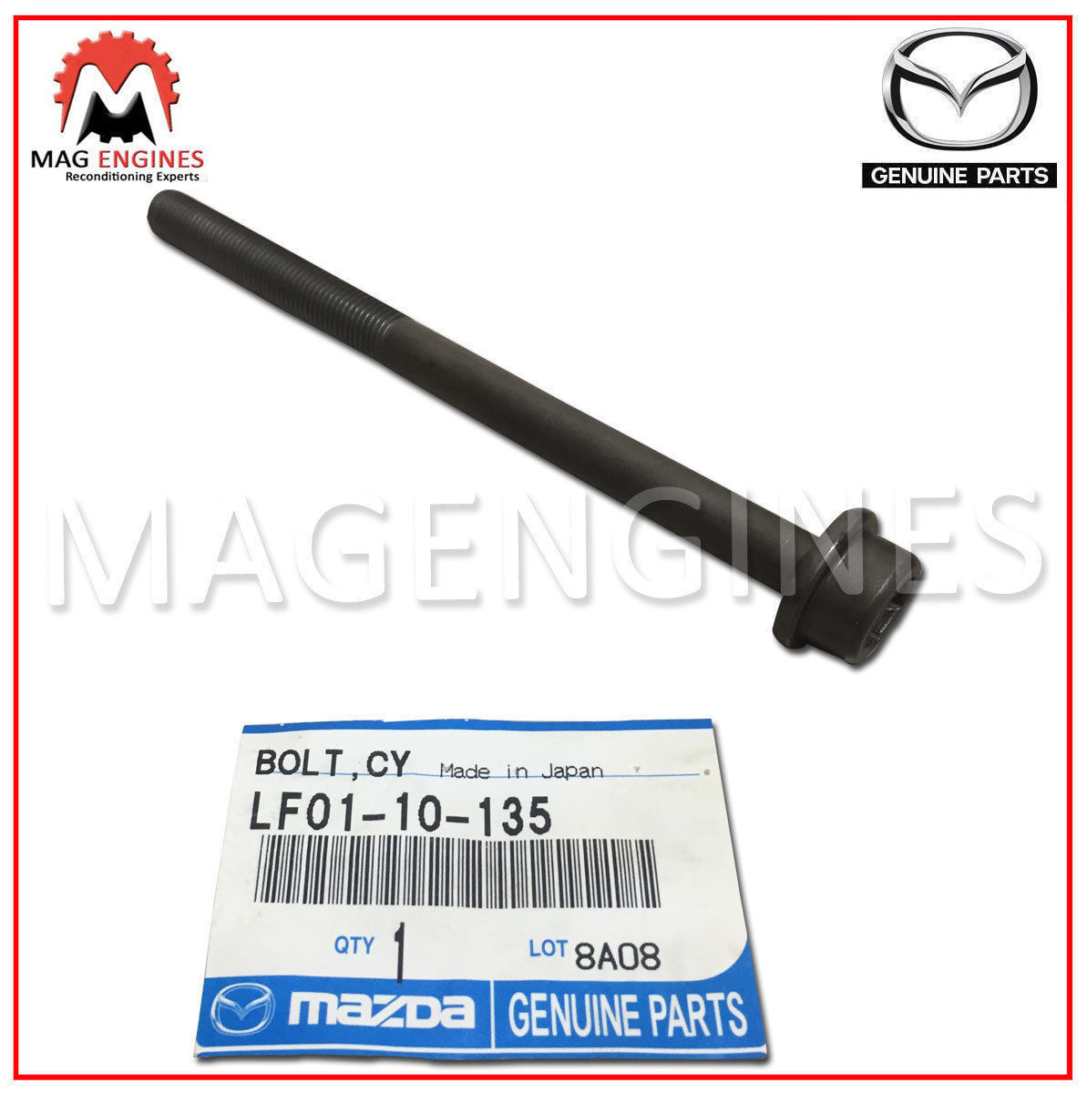 LF01-10-135 GENUINE OEM HEAD BOLT SET LF0110135 | eBay