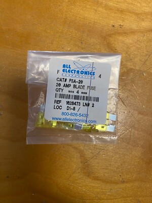 4pcs 20A blade yellow fuse for auto/RV circuit protection fuses | eBay