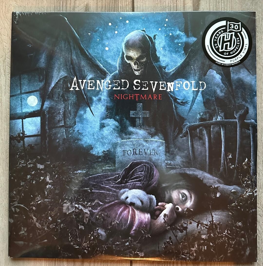 Nightmare Avenged Sevenfold Album Cover RAVENT Avenged Sevenfold