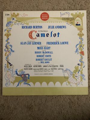Camelot Original Broadway Cast by Columbia Records 33rpm VINYL LP Julie ...
