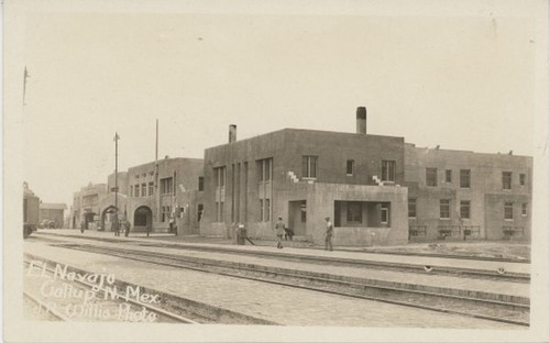 ANTIQUE RPPC "EL NAVAJO" GALLOP NEW MEXICO FRED HARVEY BUILDING WILLIS ...
