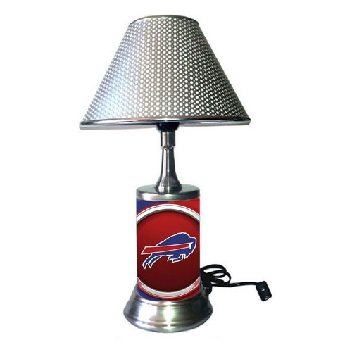 Buffalo Bills lamp NFL Table Lamp with Shade Desk Light Room Decor | eBay