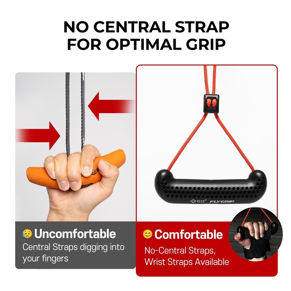 GD Fly Grip Pull Up Handles for Neutral Grip & LAT Pull Down ...