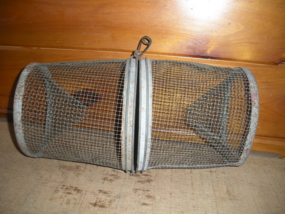 Vintage Wire Mesh Minnow Trap / Good Condition | eBay