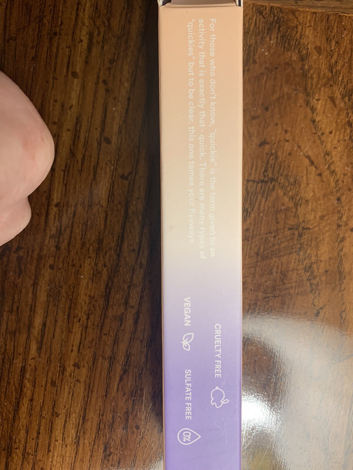 QUICK SLICK - FLYAWAY HAIR FINISHING STICK Peach Insert Name Here | eBay