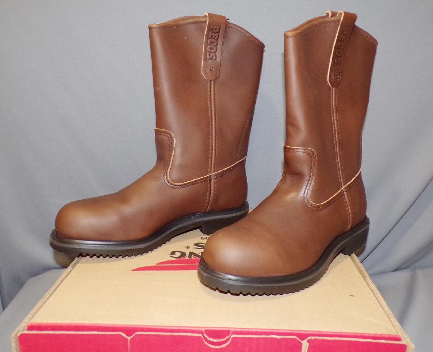 MENS WORK RED WING #2231 USA HUNTING LEATHER COWBOY WELLINGTON BOOTS ...