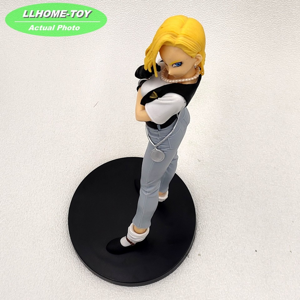Anime Dragon Ball Z Super Android 18 Hot Girl Stand PVC Figure Statue ...