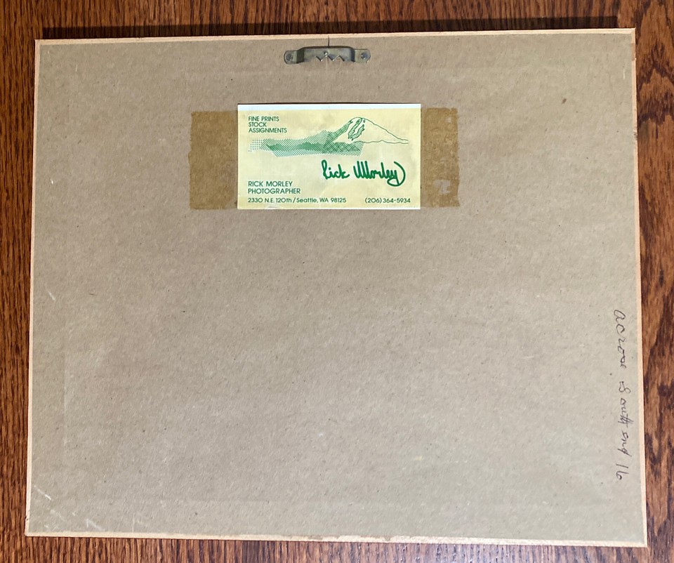 Rick Morley SIGNED Color Photograph Snow Covered Mountains 9” X 11” | eBay