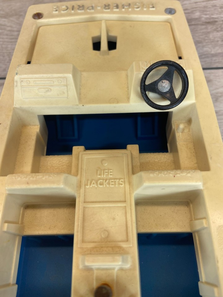 Fisher Price 1976 Adventure People Sea Explorer Boat #310 & Diver Tanks ...