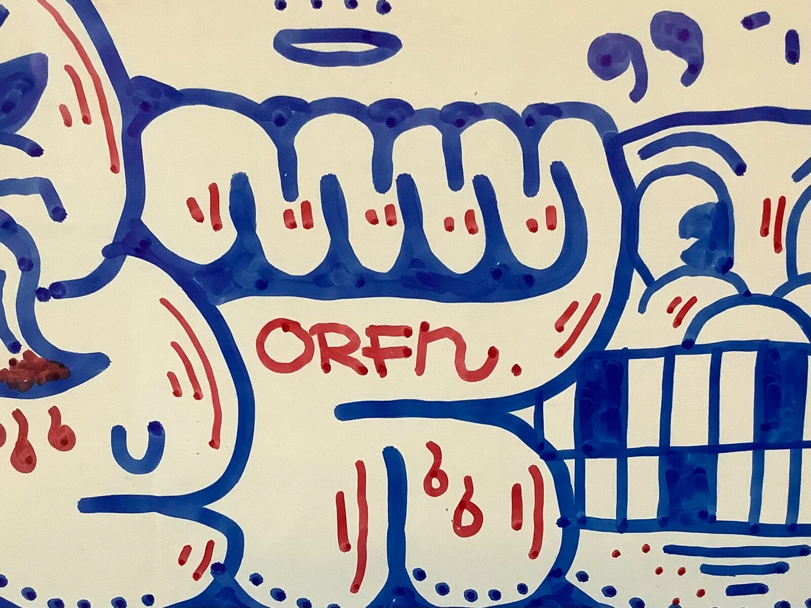 ⭐️ PEZ PEZO ORFN sticker / street art graffiti hand drawn MQ Barry ...