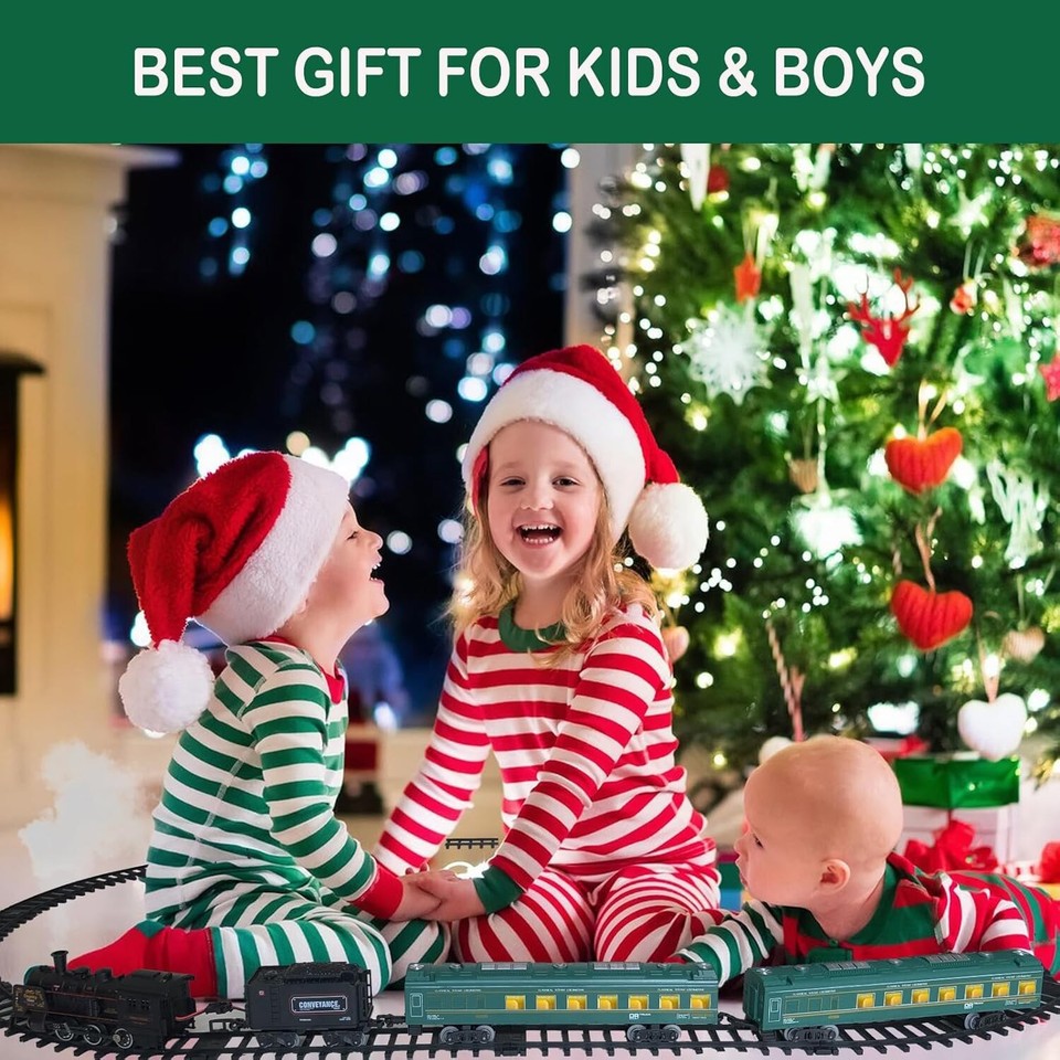 Electric Train Sets for Boys Girls Metal Alloy Christmas Trains Toys ...