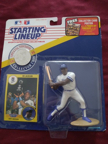 Starting Lineup -Bo Jackson-1991 with Collector Coin | eBay
