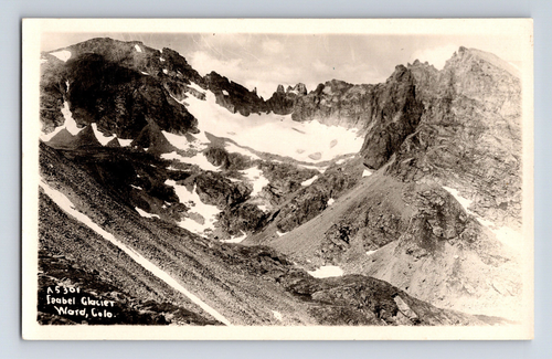 pc03 Postcard RPPC Isabel Glacier Ward Colorado 129a | eBay