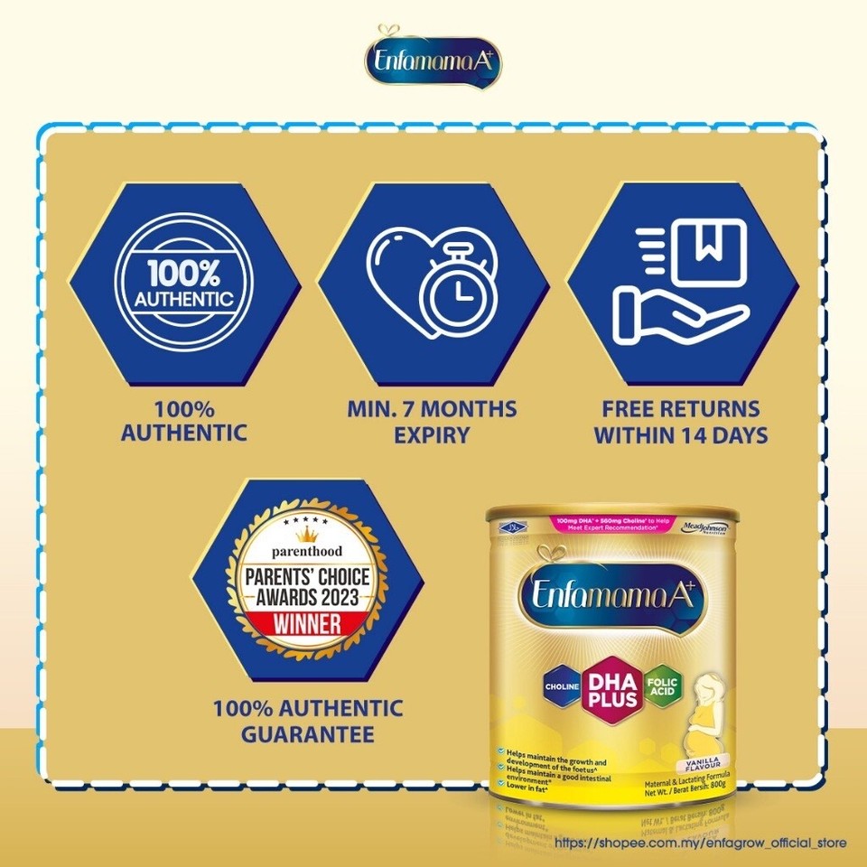 ENFAMAMA A+ 800g Vanilla Flavor For Maternal & Lactating Milk - FREE ...