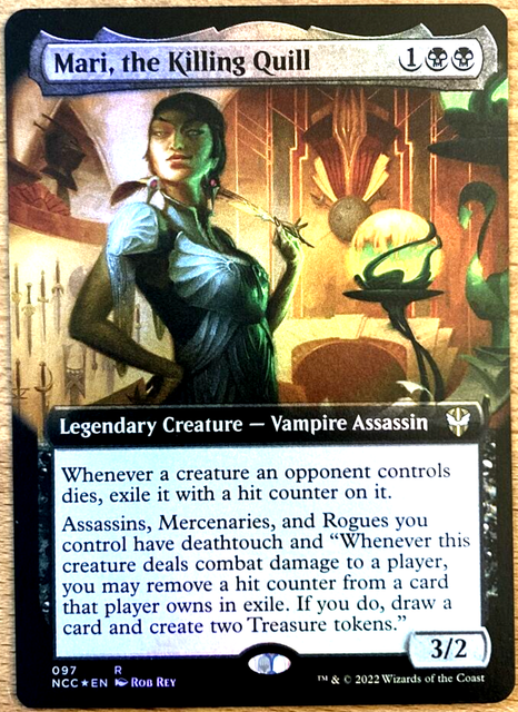 MTG Mari, the Killing Quill Commander: Streets of New Capenna 97 ...
