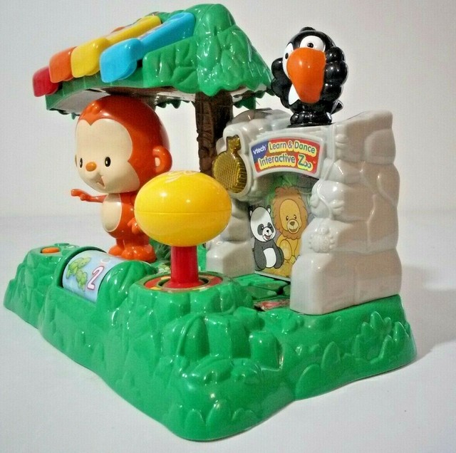 VTech Learn & Dance Music Interactive Zoo Monkey Baby Toddler Learning ...