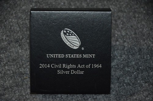 *Empty Box* For 2014-P Civil Rights Act Of 1964 Unc Comm Silver 1 ...