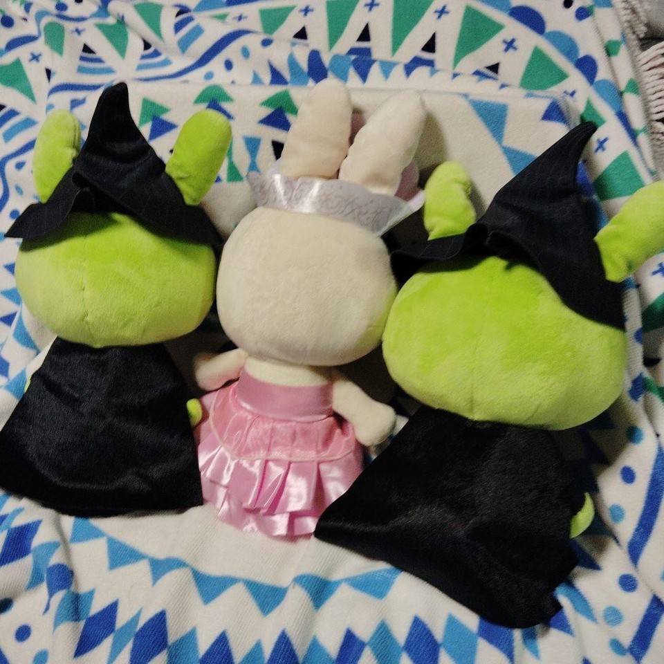 Wicked Plush Doll Set Elphaba & Glinda 35cm Musical Broadway Japan ...