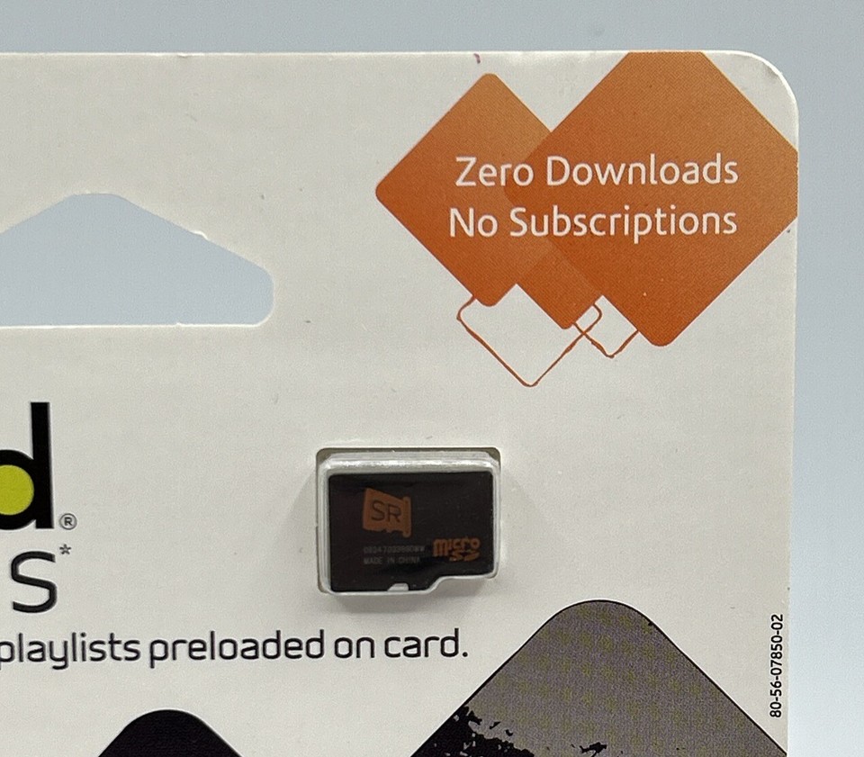 Sandisk SR Slot Radio Billboard 1,000 Songs - ROCK - Preloaded SD Card ...