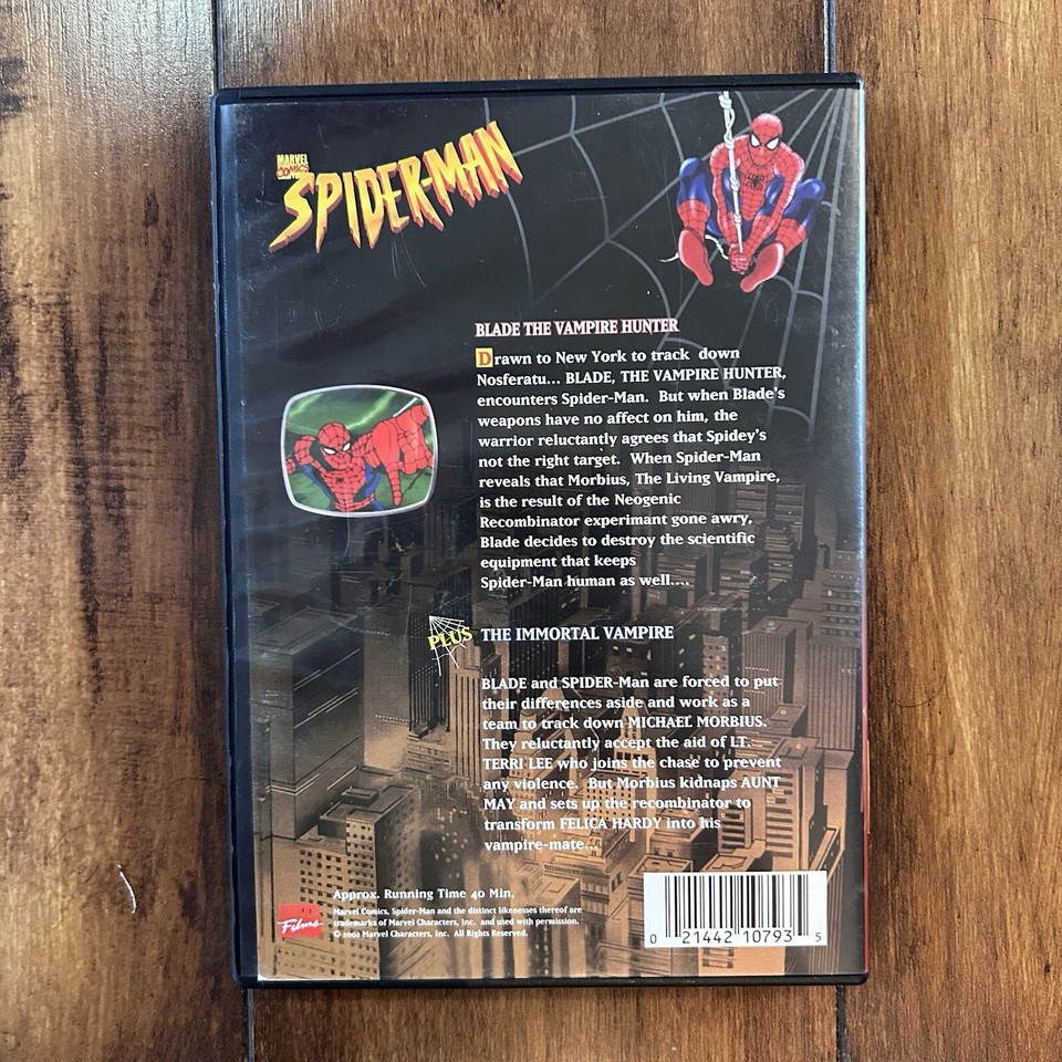 Marvel Comics Spider Man Blade the Vampire Hunter The Adventure ...