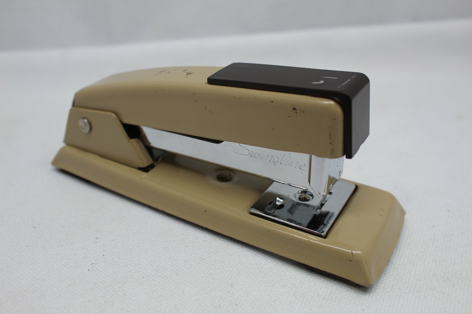 Vintage SWINGLINE Stapler Model # 711 Handheld Small Gray Metal TESTED ...