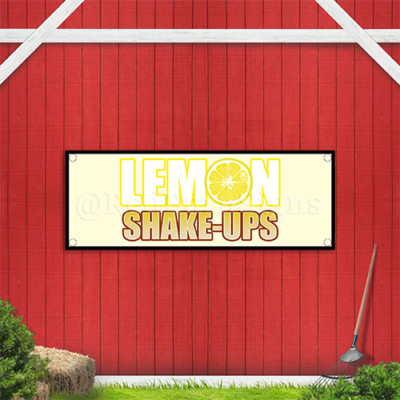 Lemon Shake-Ups Indoor Outdoor Vinyl Banner Design | eBay