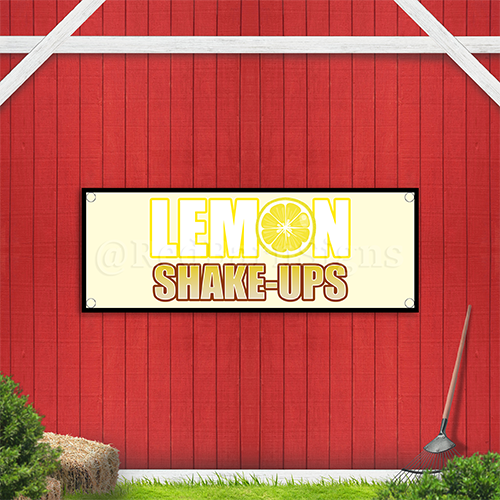 Lemon Shake-Ups Indoor Outdoor Vinyl Banner Design | eBay