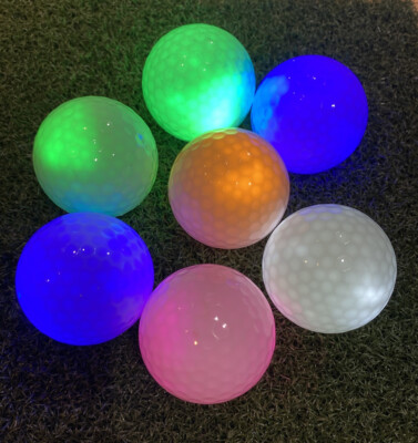 Light up Golf Balls, Hit Glow in The Dark Night Golf Balls - Multi ...