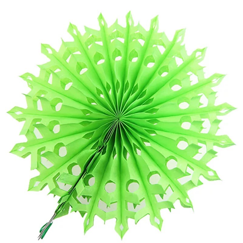 Tissue Paper Flower Hanging Fan Wedding Birthday Garland Party Decor ...